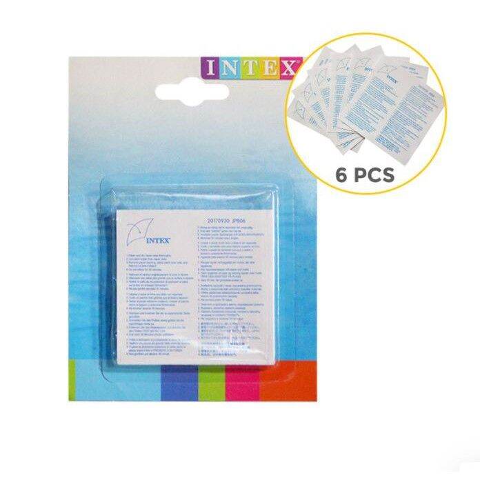 Intex self-adhesive repair patch set 6pcs #59631NP/Intex penampal ...