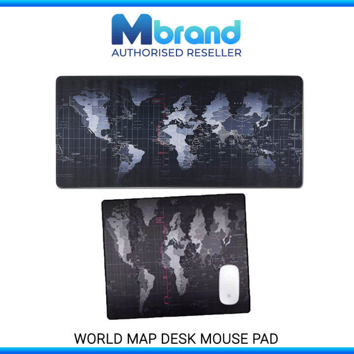 World Map Mouse Pad Large Mousepad Gamer Keyboard Mouse Mat Pad for ...