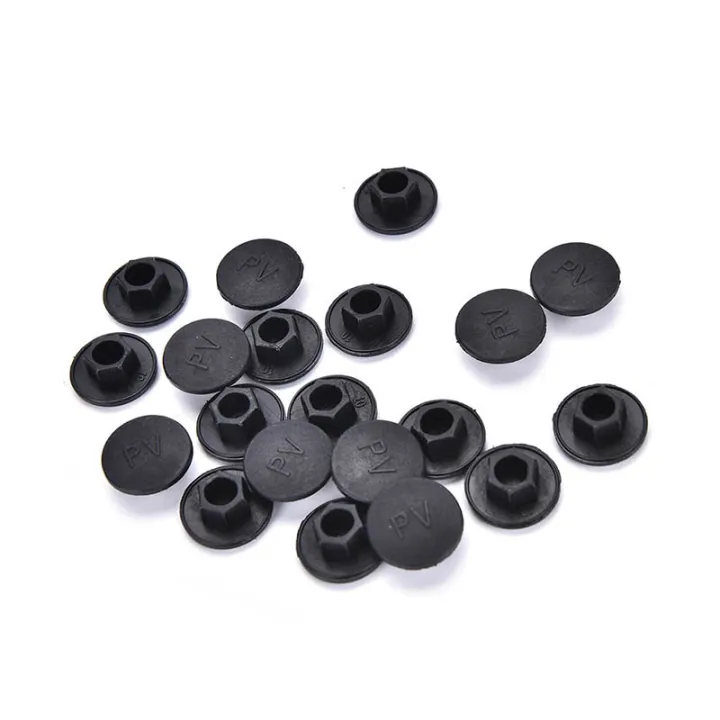 Littlegroot 20PCS Black Hex Socket Allen Bolt Screw Nut Hexagon Head ...