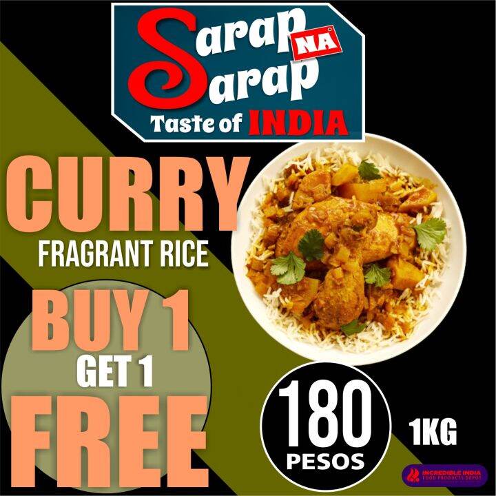 SARAP NA SARAP Curry Rice 1kg Buy 1 Get 1 Free( This is not Basmati ...