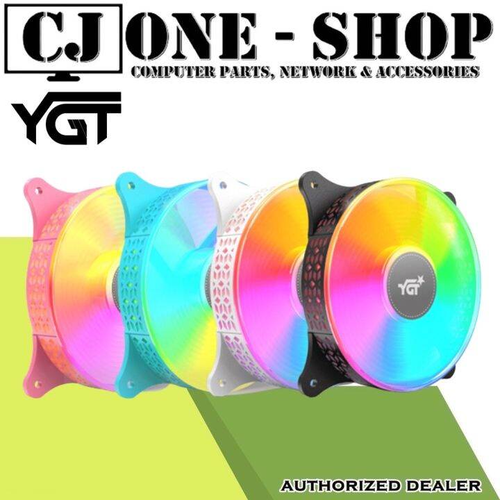 【COD】nengyun354688615 YGT RGB FAN 120MM PC CPU Computer Case Cooling ...