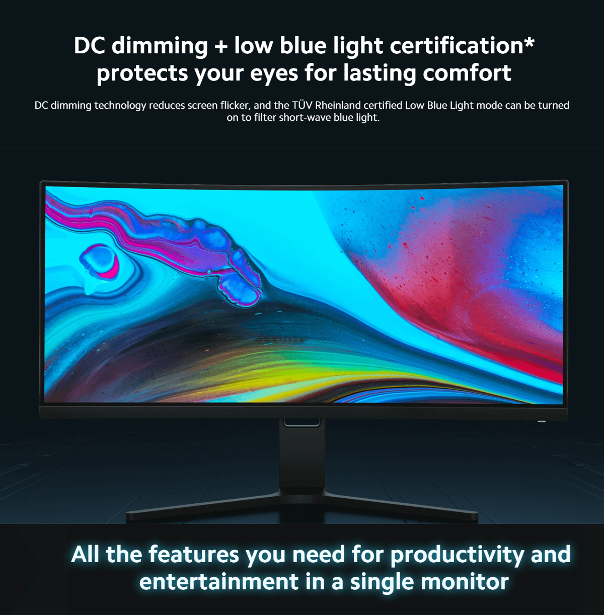 Xiaomi Mi Curved Gaming Monitor 34 /30 inches หน้าจอคอมพิวเตอร์ 34 นิ้ว ...