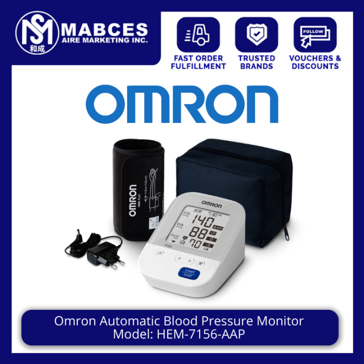 Omron Automatic Blood Pressure Monitor HEM-7156-AAP | Lazada PH