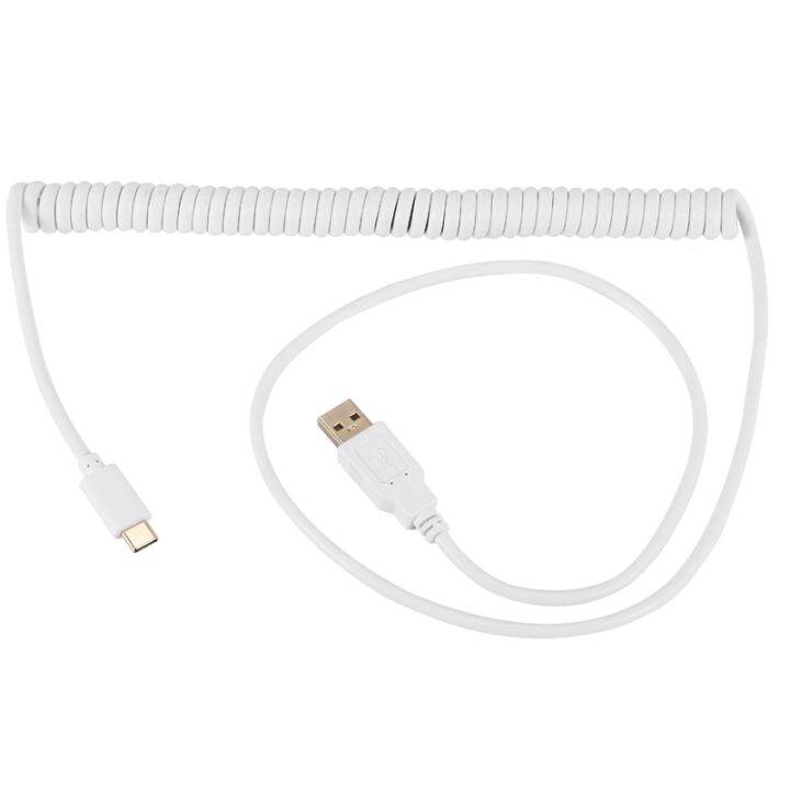 USB C Coiled Cable Wire Mechanical Keyboard USB Cable Type C USB ...