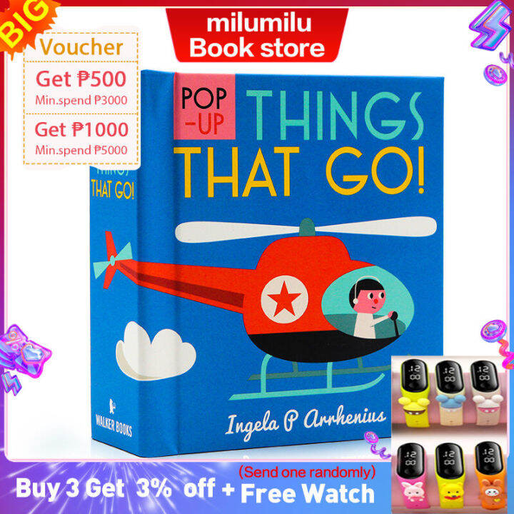 milumilu Pop up Things That Go English Original Picture Books Children ...