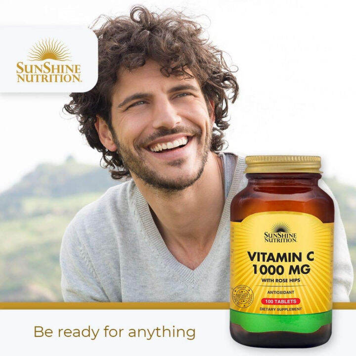 Sunshine Nutrition Vitamin C 1000mg With Rose Hips♞ Lazada Ph