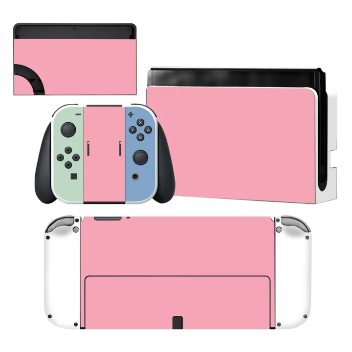 Pure Color Pink Nintendoswitch Skin Cover Sticker Decal for Nintendo ...