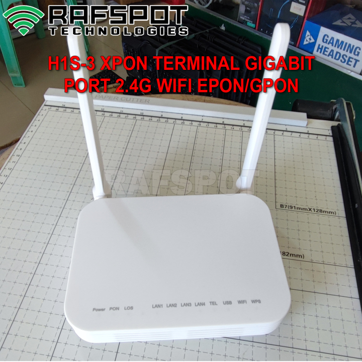 H1S-3 XPON TERMINAL 2.4 WIFI MODEM EPON/GPON | Lazada PH