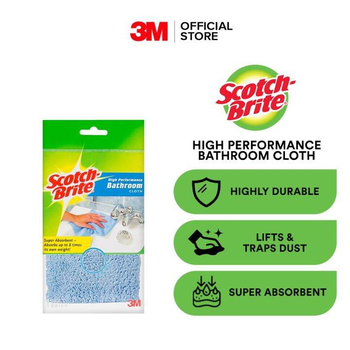 Scotch Brite High Performance Bathroom Cloth♔ | Lazada PH