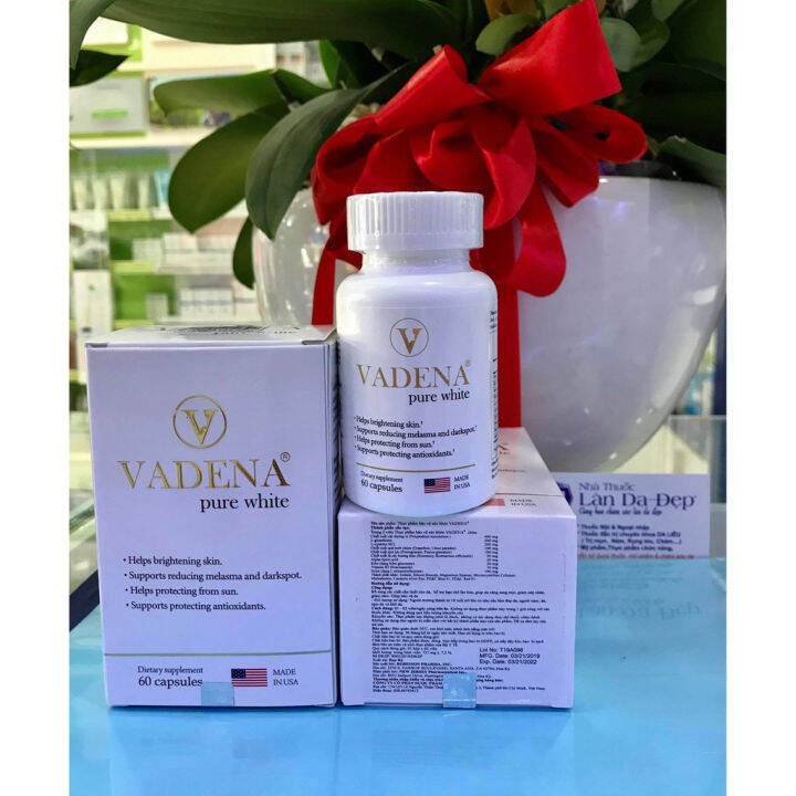 [HÀNG CHÍNH HÃNG-CÓ TEM] VADENA PURE WHITE- VIÊN UỐNG CHỐNG NẮNG, TRẮNG ...
