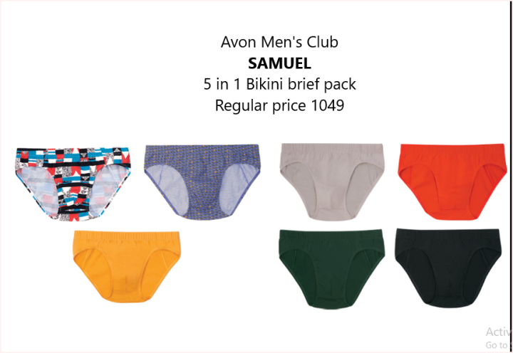 samuel 7 in 1 bikini brief pack | Lazada PH