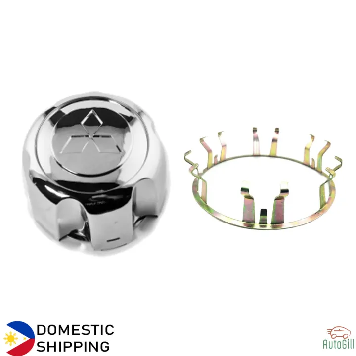 Mitsubishi Pajero Chrome Center Hub Cap with Retainer ring clip for ...
