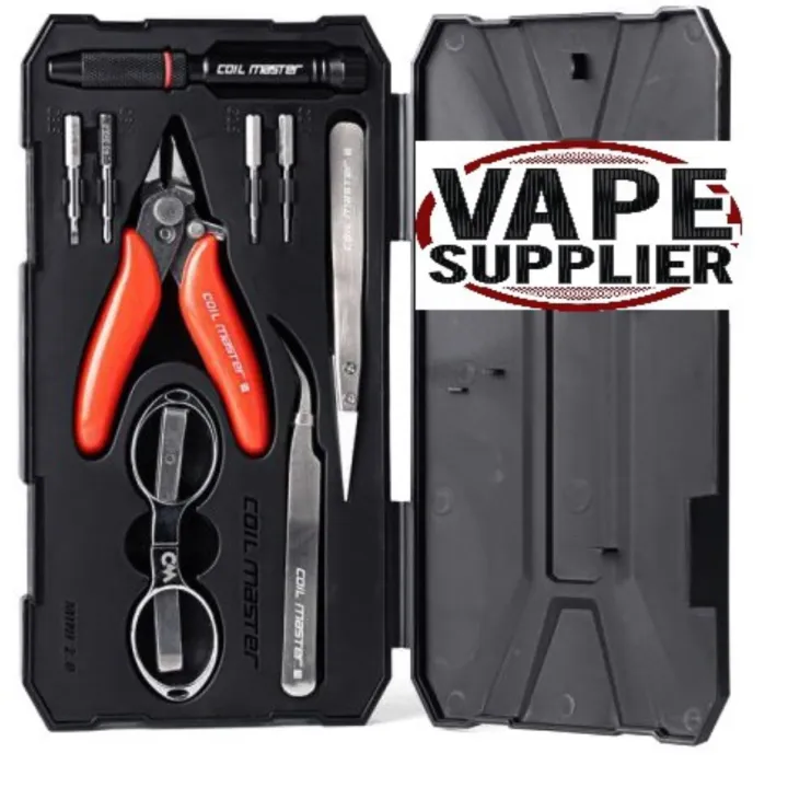 LEGIT COIL MASTER DIY KIT MINI V2 VAPE TOOL KIT VAPE TOOL BOX | Lazada PH