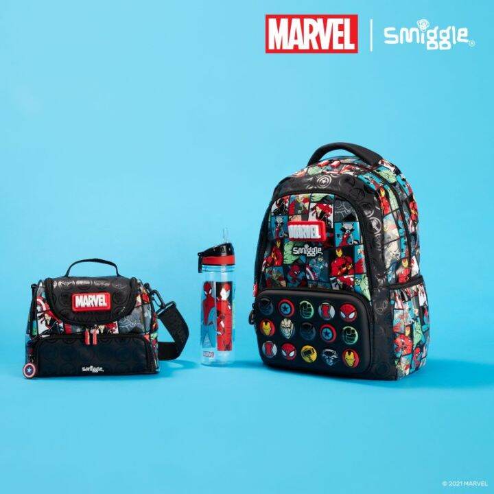 Smiggle MARVEL Backpack Boys backpack for primary Children classic ...