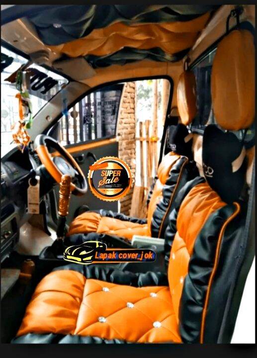 sarung jok mobil apv mega carry pick up model sofa kancing,variasi ...