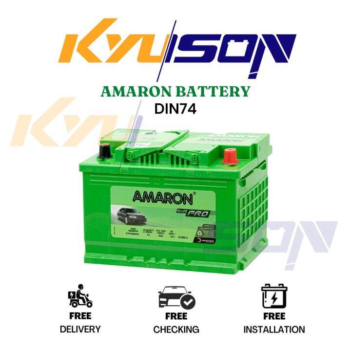 [Installation Provided] DIN74 | DIN74L | LN3 | Amaron Hi-life PRO ...