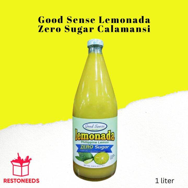 Good Sense Lemonada Zero Sugar Calamansi 1 liter | Lazada PH