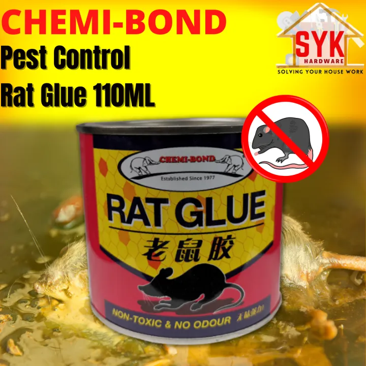 SYK CHEMI-BOND Non Toxic Pest Control Rat Glue / Strong Mouse Glue Gum ...