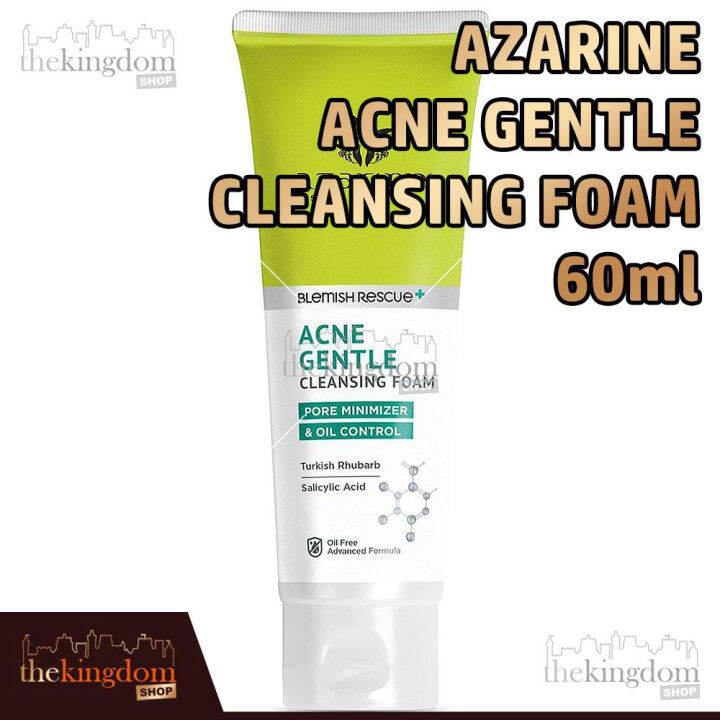 Azarine Acne Gentle Cleansing Foam 60ml Pembersih Wajah Facial Wash ...