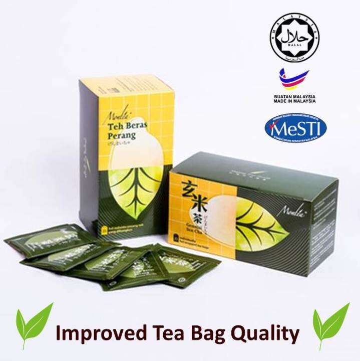 Halal Sen Cha Tea Bag 2g x 25 sachets MONTEA Healthy Brown Rice ...