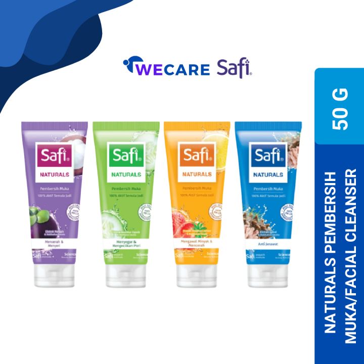 Safi Naturals Facial Cleanser / Pembersih Muka (50g) - (Mangosteen ...