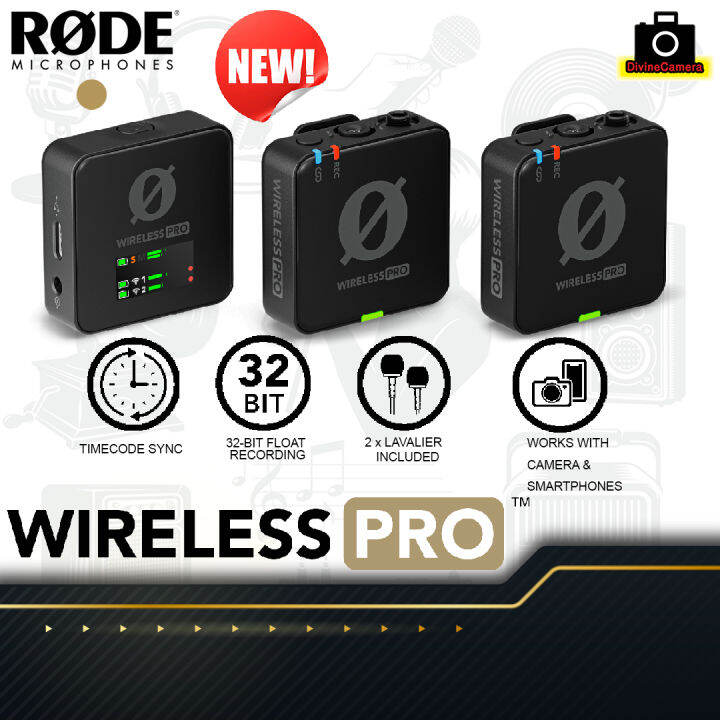 RODE Wireless PRO Compact Wireless Microphone System | Lazada