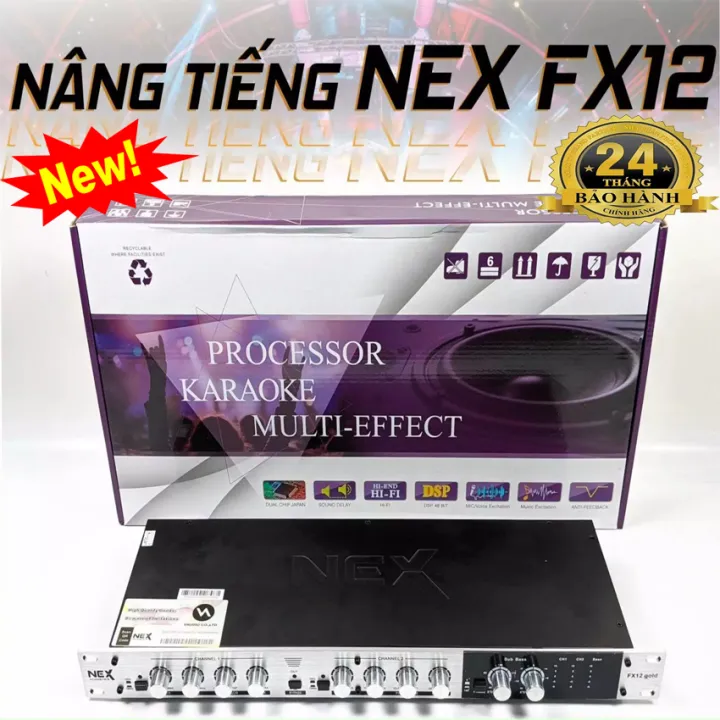 Nâng Tiếng Nex Acoustic FX12 Gold Cao Cấp Máy Nâng Tiếng Chống Hú Thiết ...