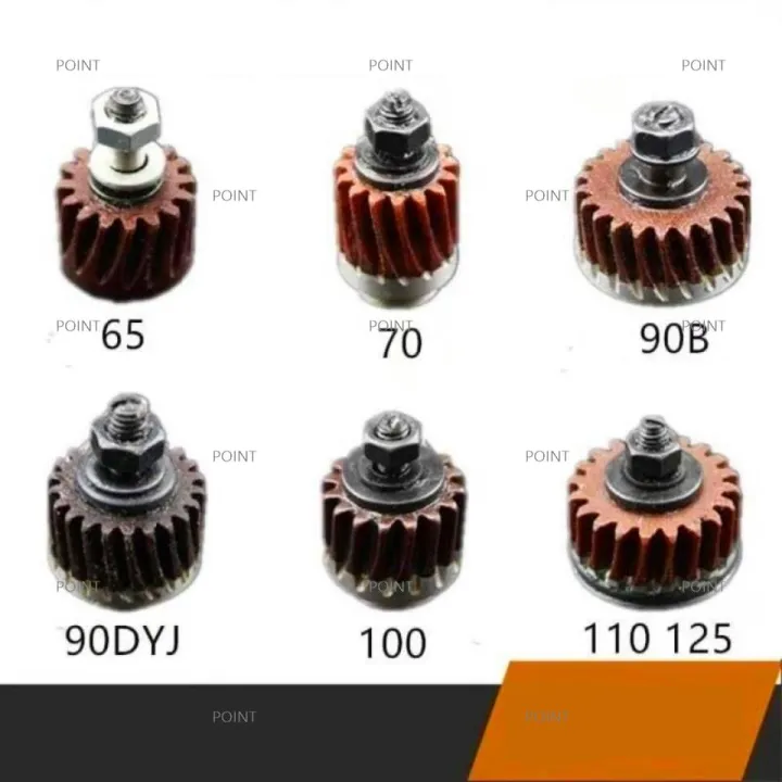 เฟืองเครื่องตัดผ้าใบกลมRS-100 RS-90 RS-70(3ขนาด)ชุดเฟืองดำ สำหรับ ...