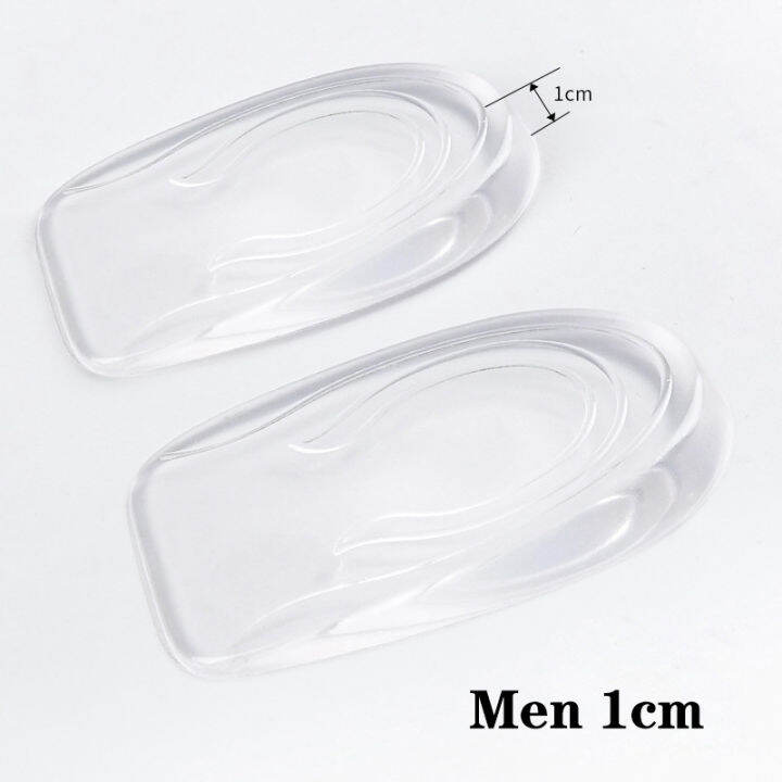2m Silicone Gel Magic Heel Shoe Insoles Insert Pad Height Increase Lift ...
