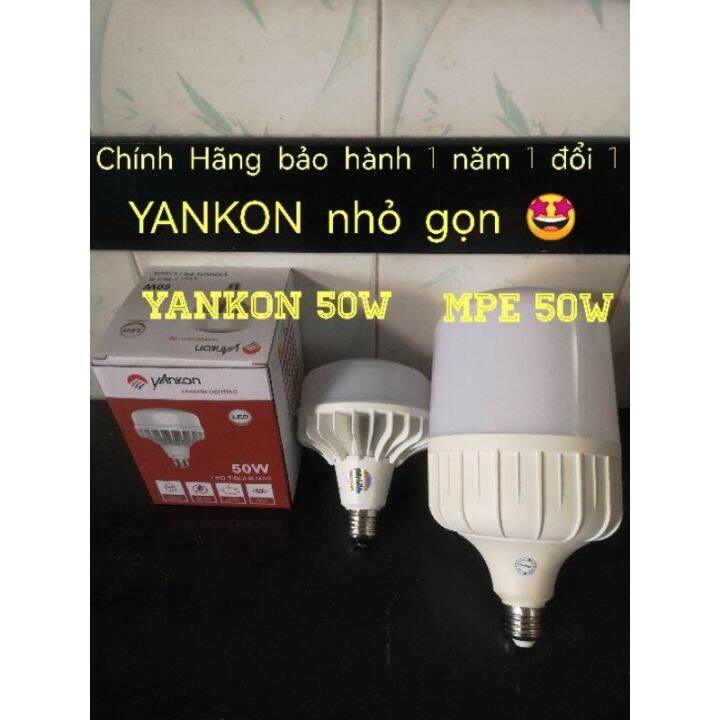 Bóng Đèn Led Trụ NHÔM YANKON 20W 30W 40W 50W | Lazada.vn