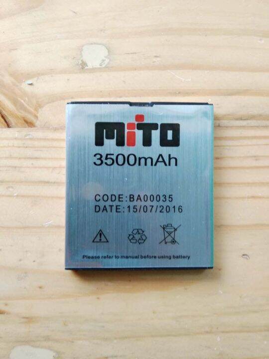 Baterai Handphone Mito A800 BA00035 Double Power Mito Batre HP Mito ...