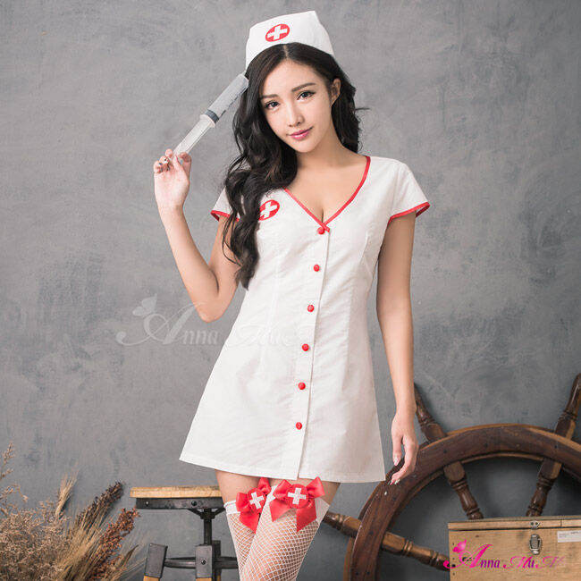 ANNA MU Lingerie - Innocent Nurse Attire cosplay For Woman Sexy ...