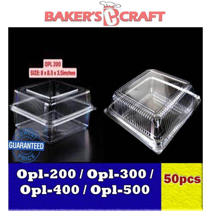 OPL-200 OPL-300 OPL-400 OPL-500 (50pcs / Pack) Plastic Food Container ...