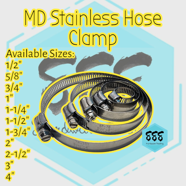 MD Stainless Hose Clamps | Lazada PH