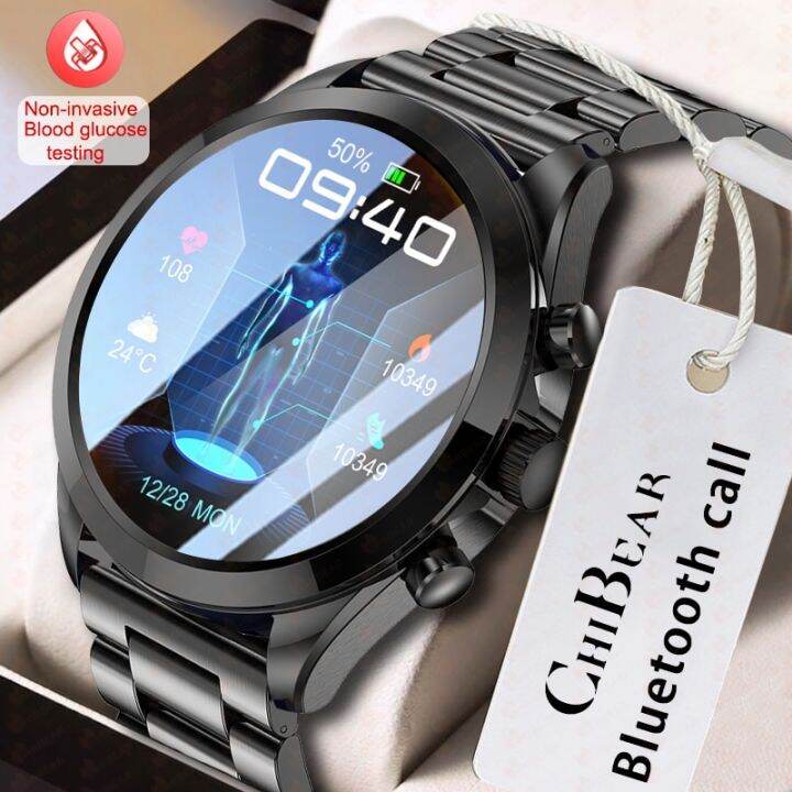 Non-Invasive Blood Glucose Smart Watch Men ECG+PPG Health Monitoring ...
