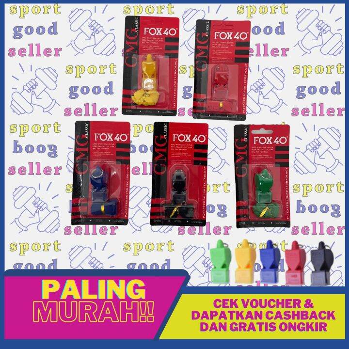 PLUIT WASIT OLAHRAGA SEPAKBOLA FOX 40 PELUIT | Lazada Indonesia