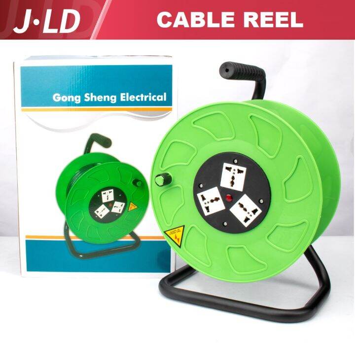 J.LD Masterplug Power At Work Metal Steel Drum with Three Powered ...