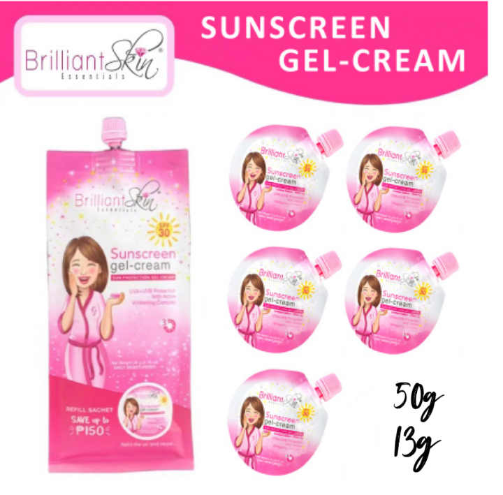 Skin Whitening Sunscreen Sunblock Sachet 50g BIG | Gel-Cream | Lazada PH
