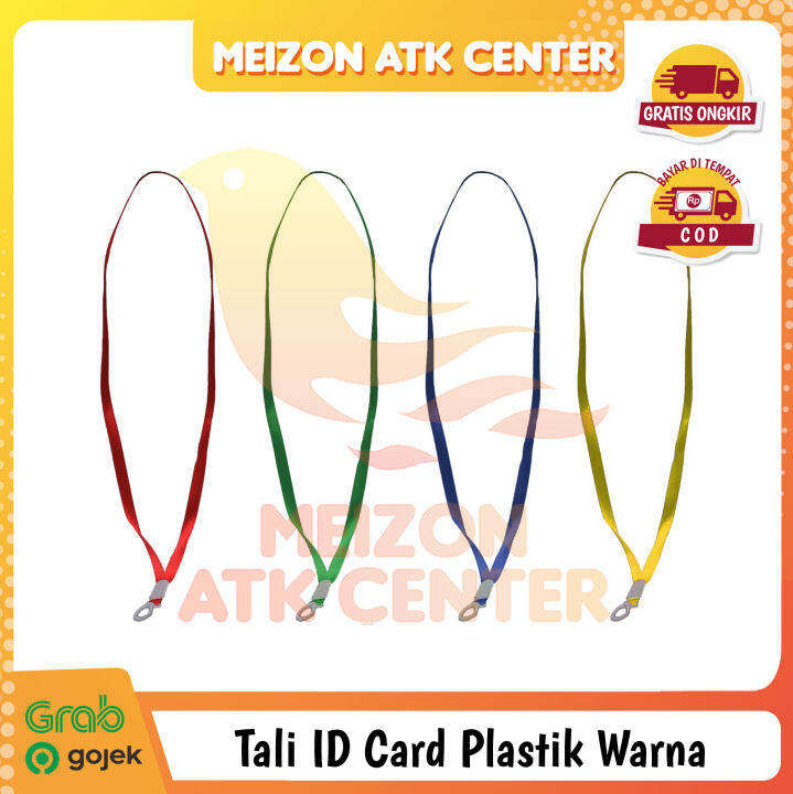 TALI ID CARD NAME TAG KAIT PLASTIK TALI NAME TAG TALI LANYARD [1 PACK ...