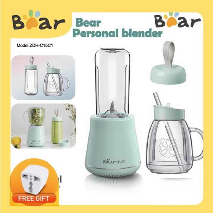 Bear Blender Personal Juice Food Processor with Bottle (LLJ-D04A1) | Lazada