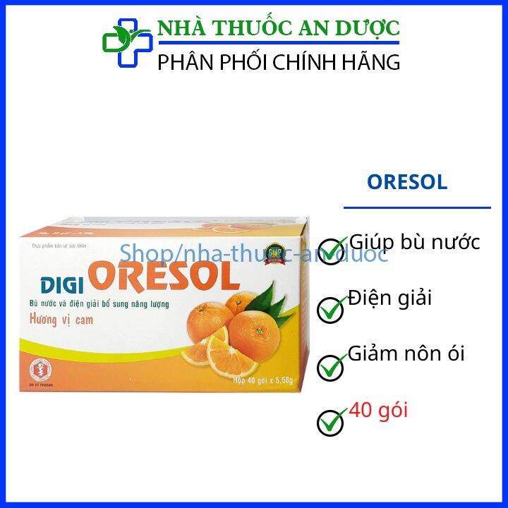 Bù nước và điện giải bổ sung năng lượng Digi Oresol dùng để thay thế ...