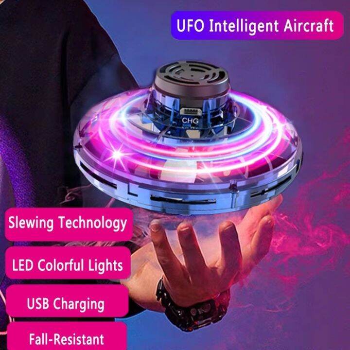 Flying Spinner Boomerang Magic Mini Drone UFO Toys for Kids Hand ...