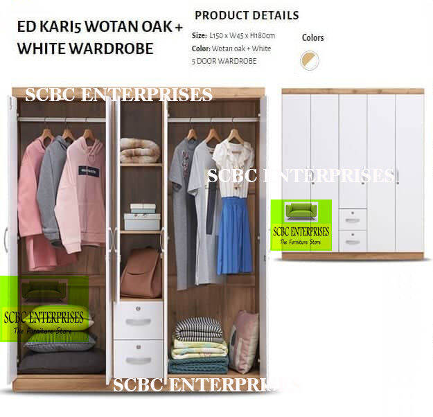 SCBC 5 Door Cabinet Kari5 (PM US FOR AVAILABLE COLOR) | Lazada PH