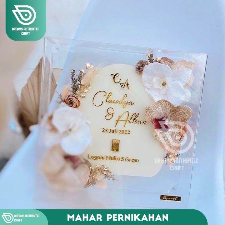 Mahar Pernikahan Starlight Series 3 MAHAR TETES AIR MAHAR AKRILIK ...