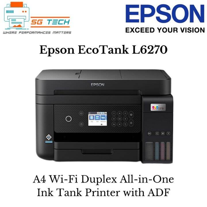 FREE 20 NTUC VOUCHER Epson EcoTank L6270 A4 Wi-Fi Duplex All-in-One Ink ...