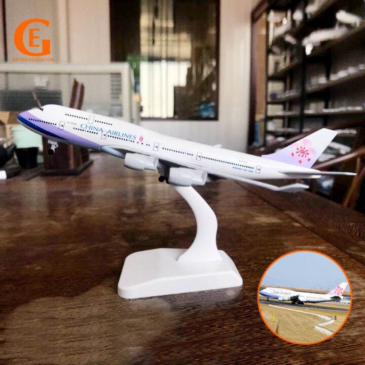 Air Taiwan China Airlines B747 Aircraft Model Boeing 747 Airways Plane Diecast Metal Alloy ...
