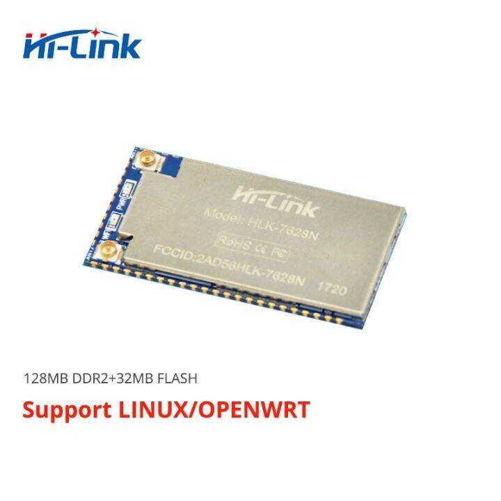 Hi-Link ขายร้อน UART ฝังตัว wifi ไร้สาย MT7628 โมดูล openwrt RAM 128m ...