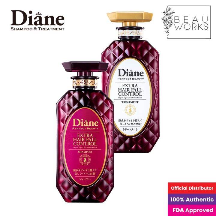 Moist Diane Extra Hair Fall Control Shampoo and Treatment | Lazada PH