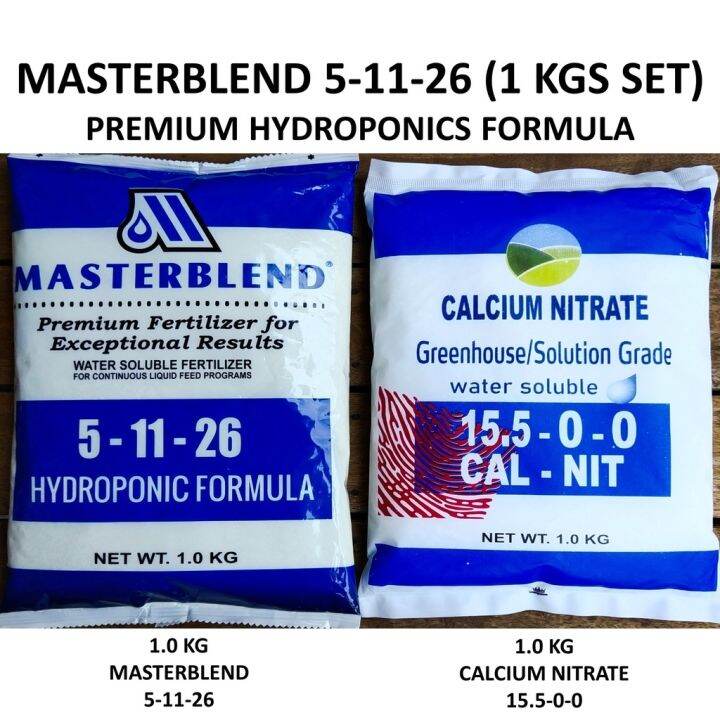 Masterblend 5-11-26 Hydroponics Formula (1KG SET) | Lazada PH