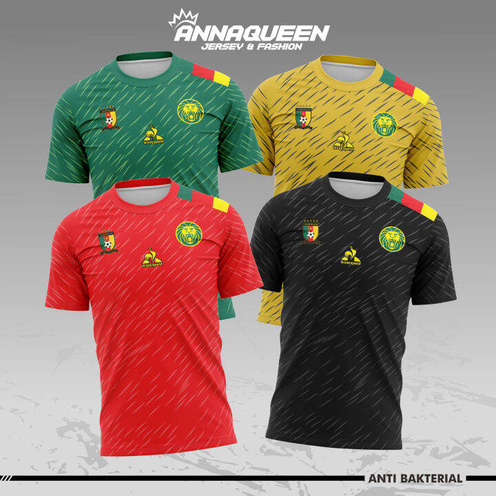 JERSEY BAJU KAOS TIMNAS CAMEROUN CAMERUN KAMERUN FOOTBALL 2022-2023 V2 ...
